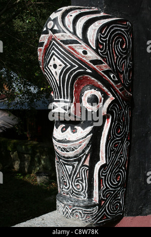 Batak Mask - Samosir Island, Lake Toba, Sumatra Stock Photo - Alamy