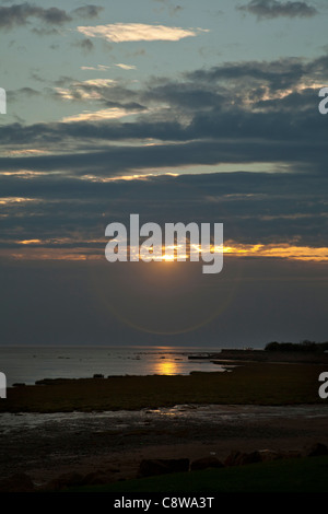 Sunset at Lytham Stock Photo - Alamy