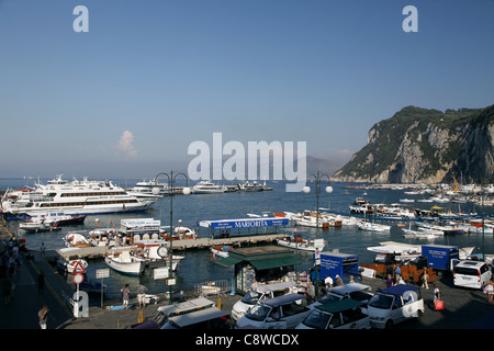 Taxi Capri Italy Stock Photo - Alamy