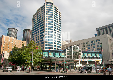 Seattle Westlake Center shopping mall office tower Downtown Washington ...
