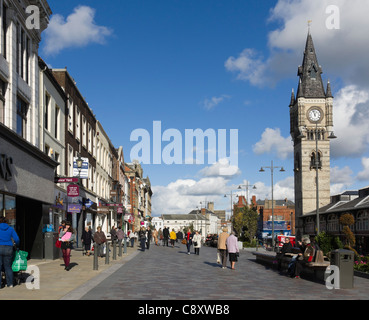 Darlington, north-east England: town centre with Binns store, old ...
