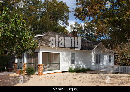 US President Jimmy Carter's boyhood home, Plains, Georgia, USA Stock ...