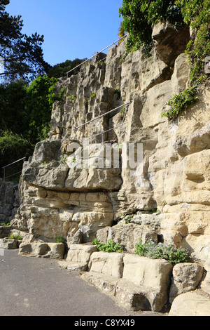 Zigzag path Folkestone Stock Photo - Alamy