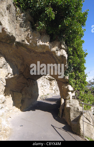 Zigzag path Folkestone Stock Photo - Alamy