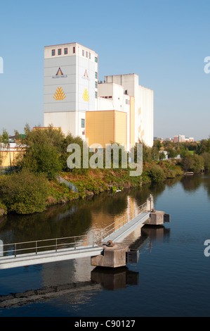 Allied Mills flour and semolina plant, Trafford Park, Manchester, UK ...