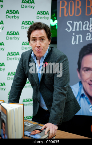 ROB BRYDON, BOOK SIGNING, 2011: Welsh actor and comedian Rob Brydon ...