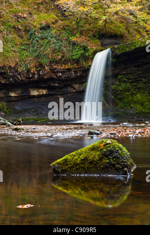 Sgwd Gwladys Waterfall Glyn Neath, Brecon Beacons National Park, Powys ...