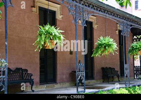 Shermans Headquarters Green Meldrim Mansion in Savannah Georgia Stock ...
