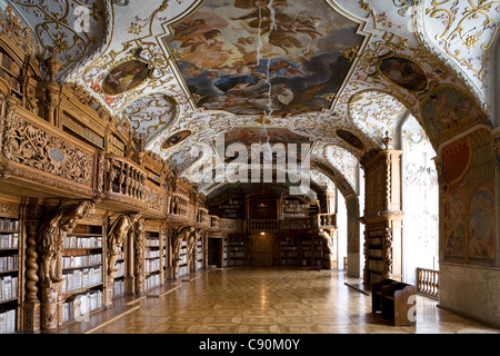 Abbey library Waldsassen, Upper Palatinate, Bavaria, Germany Stock ...