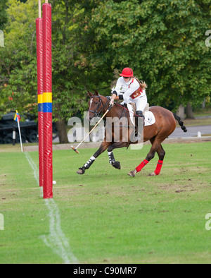Polo horse player Sandhurst Military academy sport Stock Photo - Alamy