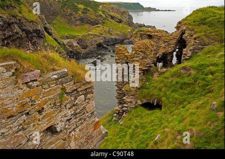 findlater castle Aberdeenshire scotland Stock Photo - Alamy