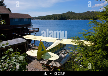 Float plane and house. Ketchikan. Alaska. USA Stock Photo - Alamy