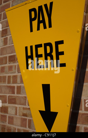 'Have you paid and displayed?' signs. Pay and display parking sign ...