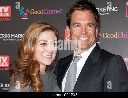 Sasha Alexander, Michael Weatherly at arrivals for TV Guide Magazine ...