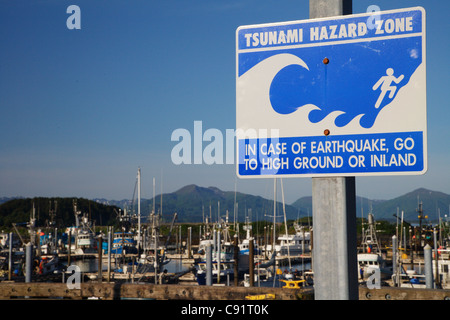Alaska Warning Sign Stock Photo - Alamy