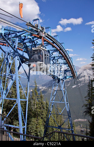 Take the Banff Gondola cable car in summer time. Banff National Park ...