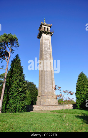 Somerset Monument, Cotswold Edge, near Hawkesbury Upton ...