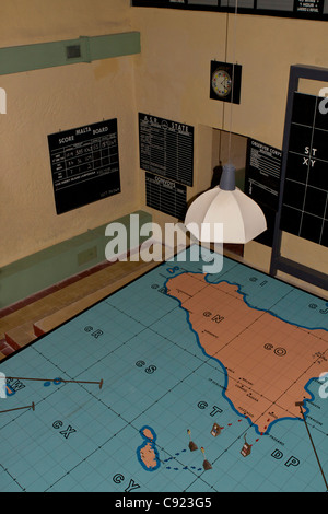 World War 2 D-Day map room in Southwick House, UK Stock Photo - Alamy