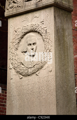 John Hancock tombstone Old Granary Burying Ground in Boston ...