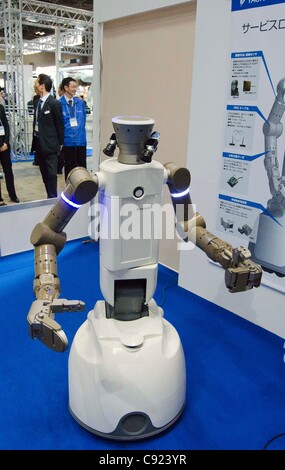 November 9th, 2011 : Tokyo, Japan. A newly invented robot is displayed ...