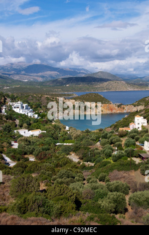 A view of the northern coast of Crete near Almiridia Crete Greek ...