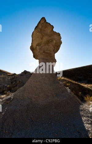 Balancing rock, Badlands National Park, South Dakota Stock Photo - Alamy