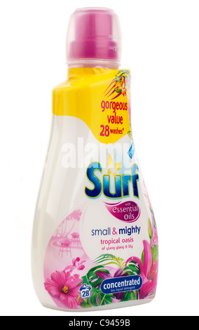 Bottle Of Surf Washing Machine Liquid Detergent Stock Photo - Alamy