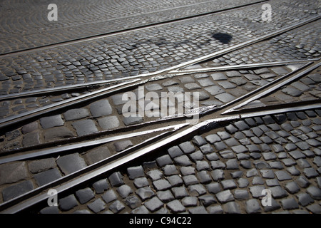 Tramlines in L'viv Ukraine Stock Photo - Alamy