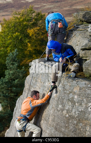 Rock Climbers Stock Photo - Alamy