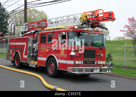Seagrave fire truck Clifton Fire Department Engine 1 Stock Photo - Alamy