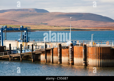 The isle of Hoy from Flotta in the Orkney's, Scotland, UK Stock Photo ...