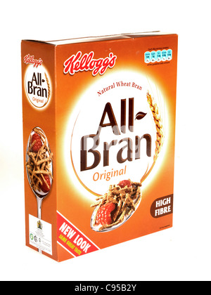 Kellogg's All Bran Breakfast Cereal Stock Photo - Alamy