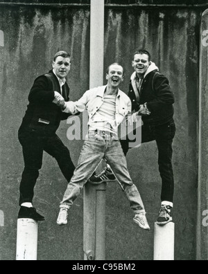 BRONSKI BEAT UK pop group with Steve Bonski in dark shirt and Larry ...