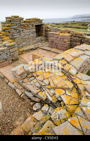Pictish standing stone, Brough of Birsay, Orkney, UK 2022 Stock Photo ...