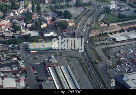 Aerial view of Bilston West Midlands England Uk Stock Photo - Alamy