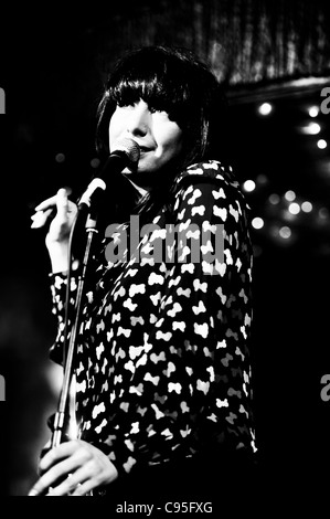 Strictly Come Dancing singer Hayley Sanderson, performing live in ...