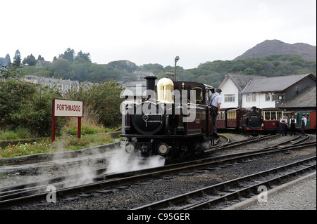 Steam Locomotive, Welsh Highland Railway, North Wales, United Kingdom ...