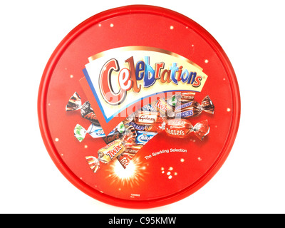 Box of Celebration Chocolates Stock Photo - Alamy
