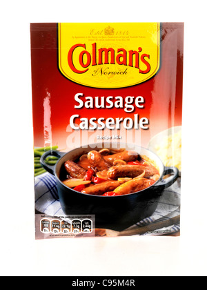 Coleman's Sausage Casserole Sauce Mix Stock Photo - Alamy