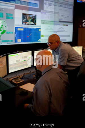 command center of the Electric Reliability Council of Texas. ERCOT ...