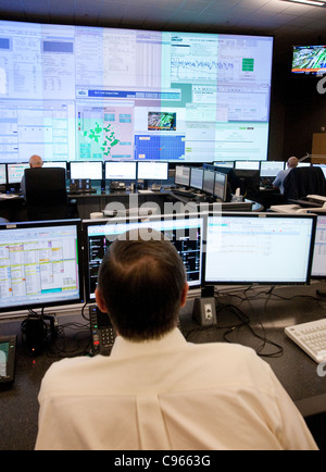 command center of the Electric Reliability Council of Texas. ERCOT ...