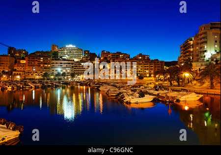 Waterfront Avinguda Gabriel Roca at Palma at sunrise, Mallorca ...