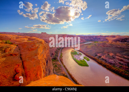 Canyon of the Colorado river in Utah, USA Stock Photo - Alamy