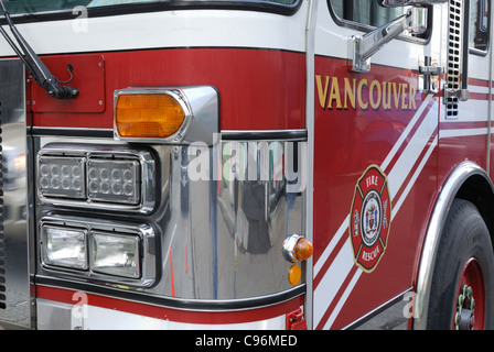CAFS or Compressed Air Foam System Fire engines at the scene of a fire ...