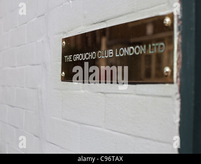 The Groucho Club, Soho, London Stock Photo - Alamy