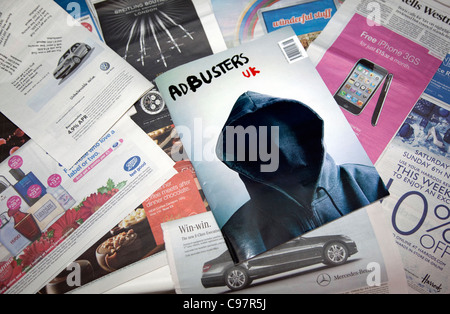 Adbusters UK magazine, London Stock Photo - Alamy