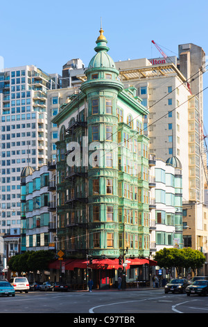 Columbus Tower, Sentinel Building, Flatiron Building, North Beach, San ...