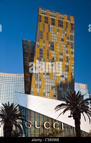 Apartment Blocks behind the Gucci Building in Las Vegas Stock Photo - Alamy