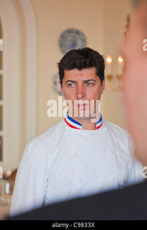 Portrait of the Chef Yannick Franques, 2-star Michelin rating., CHATEAU ...