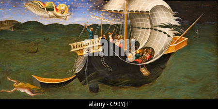Saint Nicholas of Bari Banishing a Storm, by Bicci di Lorenzo, 1433 ...